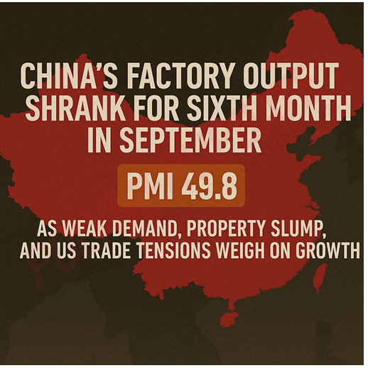 Petrochemical News - China manufacturing slump extends to sixth ...